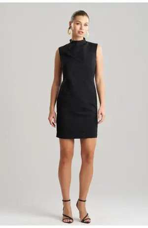 Natori Geo Texture Jacquard Sheath Dress