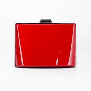 FOREVER & ALWAYS SHOES Marla Evening Clutch - Red Patent