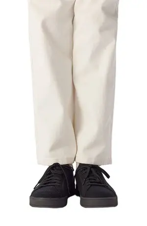 Gobi Cashmere Mercerized Wool Cashmere Knit Sneakers - Black