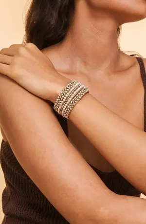 Deepa Gurnani Virginia Faux Pearl Cuff Bracelet