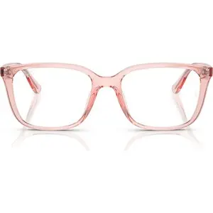 Ray-ban 55mm Square Optical Glasses - Pink