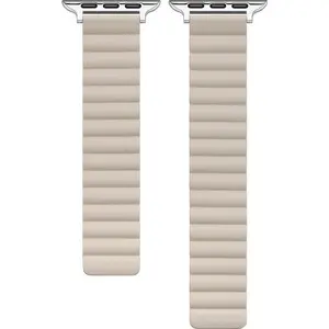 POSH TECH The Posh Tech Silicone Apple Watch® Band Oatmilk