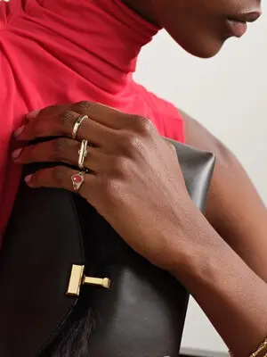 Yvonne Léon Baby Chevalière Marquise Signet Ring