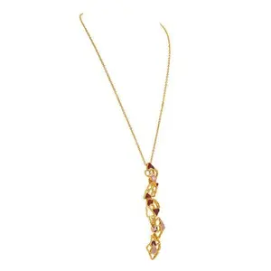 DHWANI BANSAL Gaia Pendant Necklace - Gold Plated