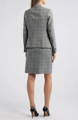 Anne Klein Howard Hawks Glen Plaid Blazer