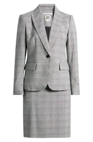 Anne Klein Howard Hawks Glen Plaid Blazer