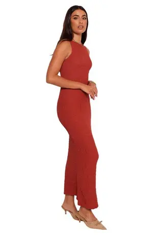 PETAL & PUP Clark Texture Maxi Dress