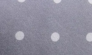 CLIFTON WILSON Polka Dot Neck Tie - Gray