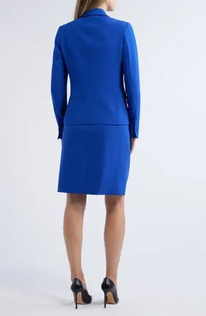 Anne Klein Pencil Suit Skirt - Royal Sapphire