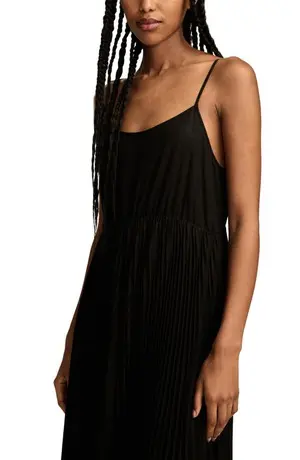 Lucky Brand Pleated Maxi Dress