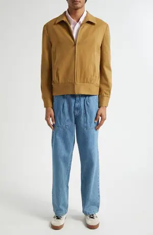 NOAH Pleated Denim Fatigue Pants