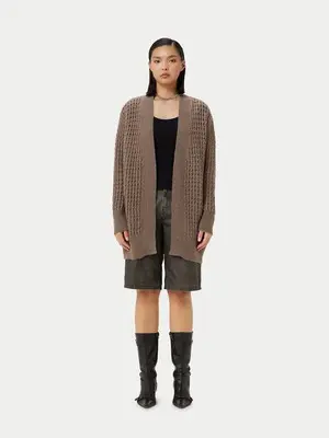 Gobi Cashmere Open-front Cashmere Cardigan