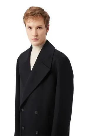 GOBI MONGOLIAN CASHMERE Double-breasted Cashmere Coat - Black