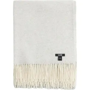 GOBI MONGOLIAN CASHMERE Cashmere Super Soft Throw - Off White