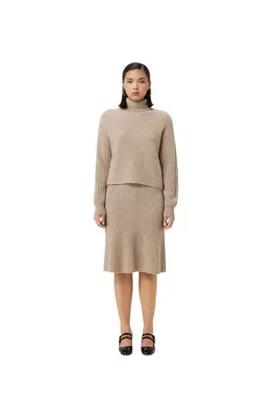 Gobi Cashmere Cashmere Midi Flared Skirt