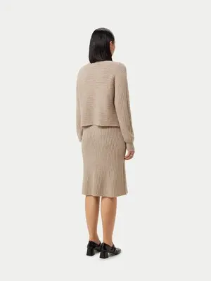 Gobi Cashmere Cashmere Midi Flared Skirt