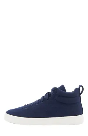 GOBI MONGOLIAN CASHMERE Cashmere High-top Sneakers - Navy