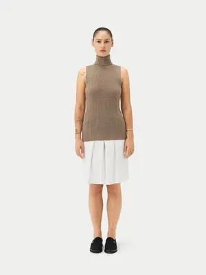 Gobi Cashmere T-neck Cashmere Top
