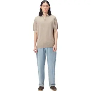 Gobi Cashmere Silk Cashmere Polo Shirt