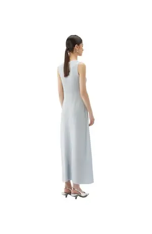 Gobi Cashmere Lightweight Knit Dress - Ice Flow
