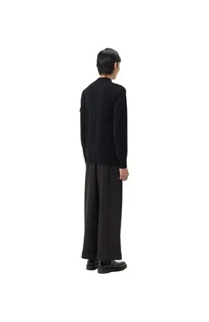 Gobi Cashmere Zip-up Bomber Jacket - Black