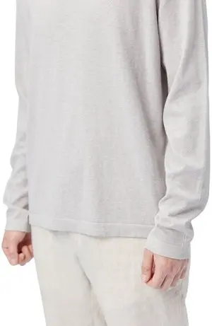 Gobi Cashmere Cotton, Silk And Cashmere Blend Crewneck Sweater - Wind Chime