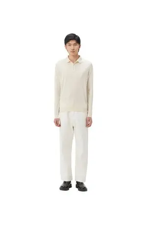 Gobi Cashmere Cashmere Silk Polo - Marshmallow