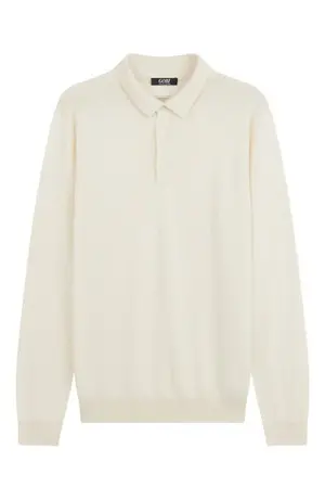 Gobi Cashmere Cashmere Silk Polo - Marshmallow