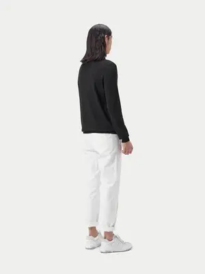GOBI MONGOLIAN CASHMERE Cashmere Silk Polo - Smoked Pearl
