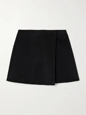 Le Kasha Skardu Cashmere Mini Wrap Skirt