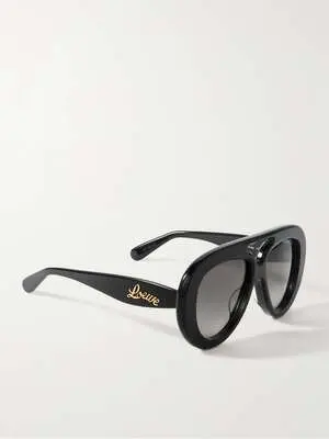 Loewe Aviator-style Sunglasses - Black