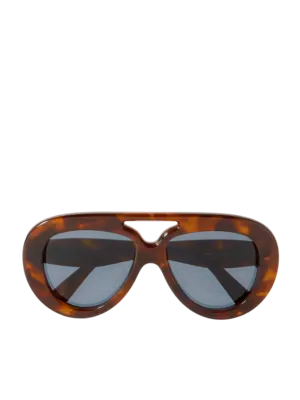 Loewe Aviator-style Sunglasses - Tortoiseshell