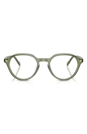 VOGUE 48mm Phantos Optical Eyeglasses - Transparent Green