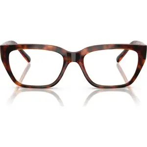 VOGUE 51mm Pillow Optical Glasses - Dark Havana