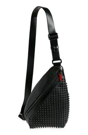 CHRISTIAN LOUBOUTIN Christian Louboutin Funky Empire Spike Sling Bag Black