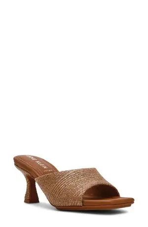 Anne Klein Jerilyn Slide Sandal - Brown Raffia