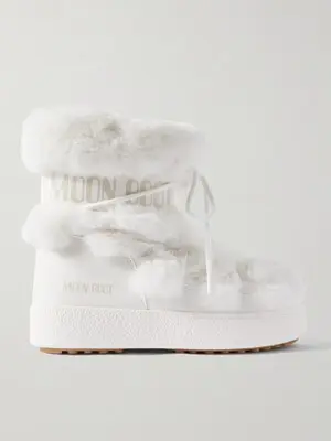 Moon Boot Ltrack Monaco Faux Fur-trimmed Snow Boots