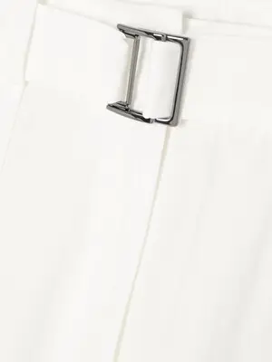 ST. AGNI Utility Belted Cotton-blend Pants