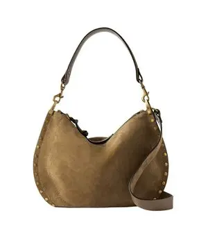 Isabel Marant Oskan Soft Zipped Shoulder Bag - Brown
