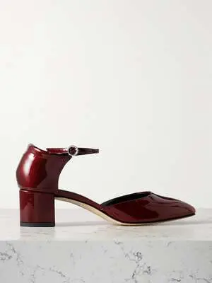 AeydĒ Magda Patent-leather Pumps - Red