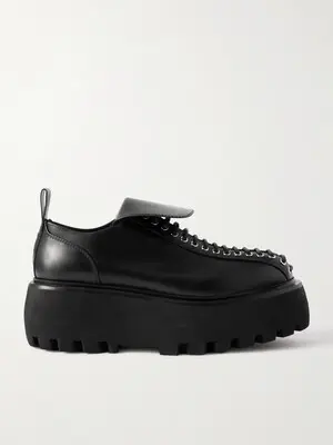 Alexander McQueen Leather Platform Brogues