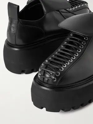 Alexander McQueen Leather Platform Brogues