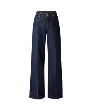 Bottega Veneta High-rise Straight-leg Jeans - Blue