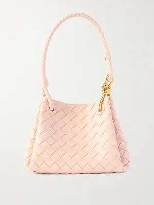 Bottega Veneta Raffia Shoulder Bags