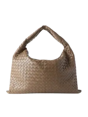 Bottega Veneta Intrecciato Leather Tote - Brown