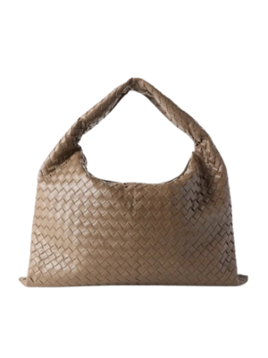 Bottega Veneta Intrecciato Leather Tote - Brown