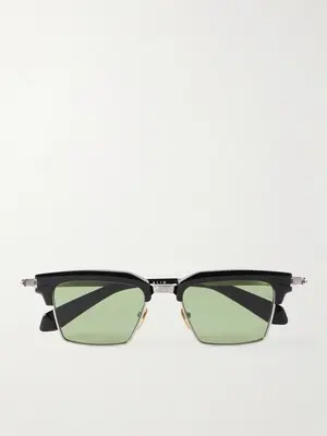JACQUES MARIE MAGE Alin D-frame Sunglasses - Black