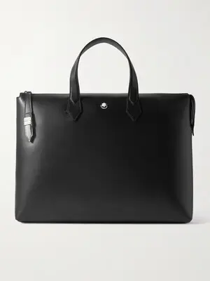 Montblanc Leather Tote Bag - Black