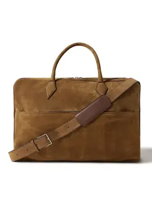 METIER Closer Weekend Suede Holdall - Neutrals
