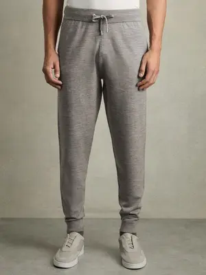 REISS Billings Merino-blend Stretch Joggers